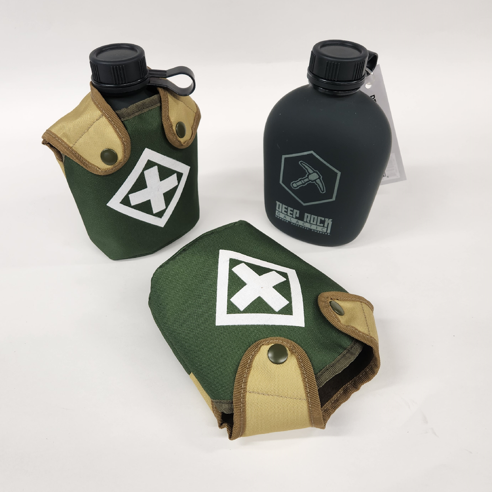 DRG Aluminum Canteen Set – Lizard Doggo