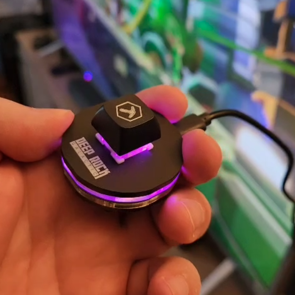 DRG One-Button USB Keyboard – Lizard Doggo