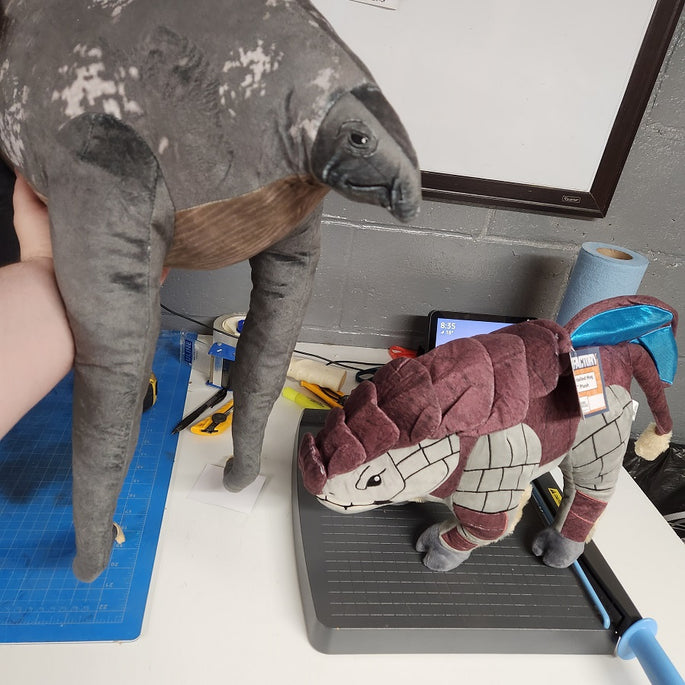 Confusing Creature 28" Plush – Lizard Doggo