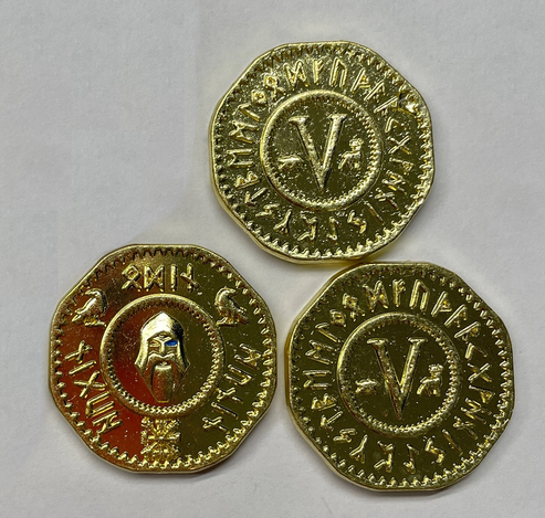 Valheim Golden Coin Set (3-pcs) – Lizard Doggo