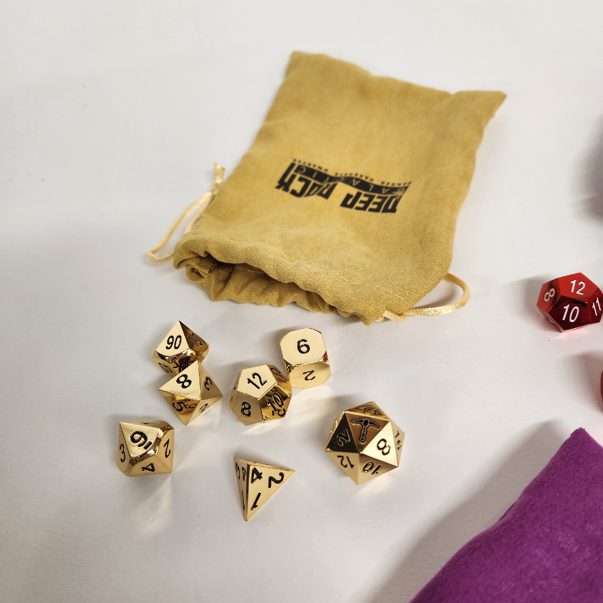Deep Rock Galactic 7-pc Dice Set – Lizard Doggo