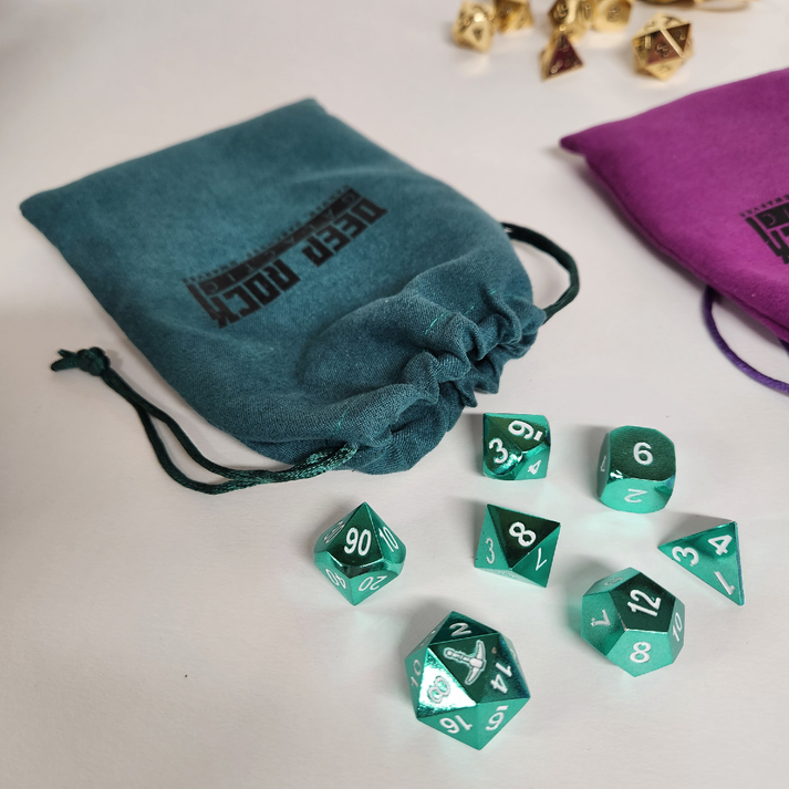 Deep Rock Galactic 7-pc Dice Set – Lizard Doggo