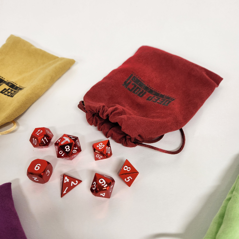 Deep Rock Galactic 7-pc Dice Set – Lizard Doggo