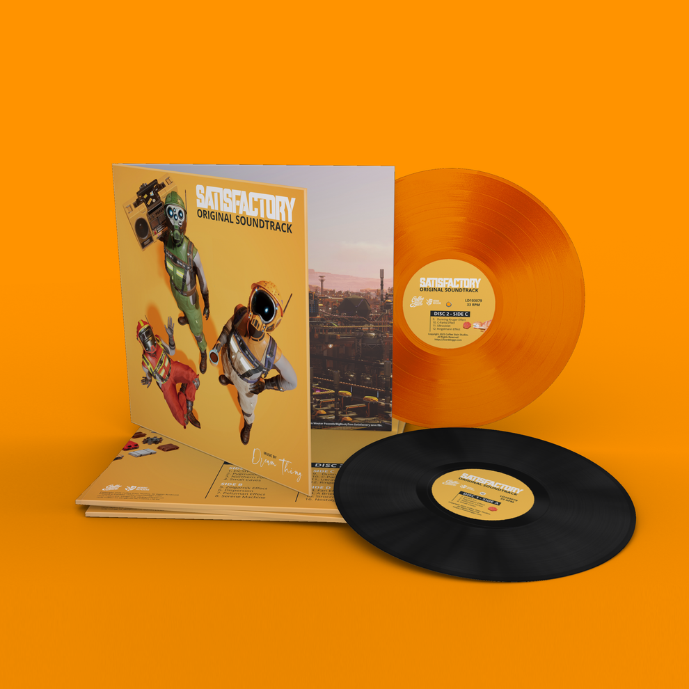 Satisfactory Original Soundtrack on Vinyl 2LP Set – Lizard Doggo