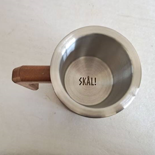Valheim Wooden Tankard – Lizard Doggo
