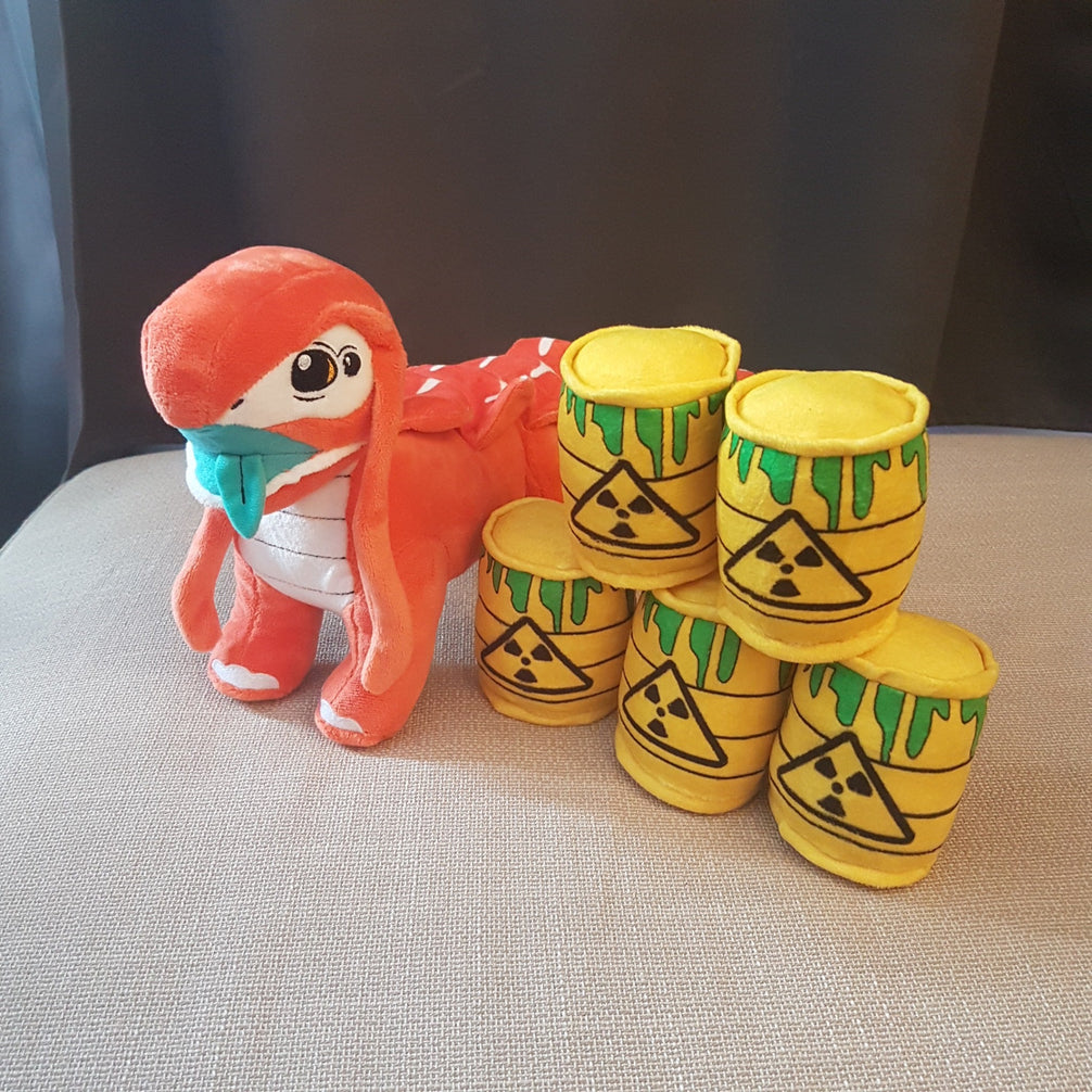 Mini 4" Magnetic Plushes – Lizard Doggo